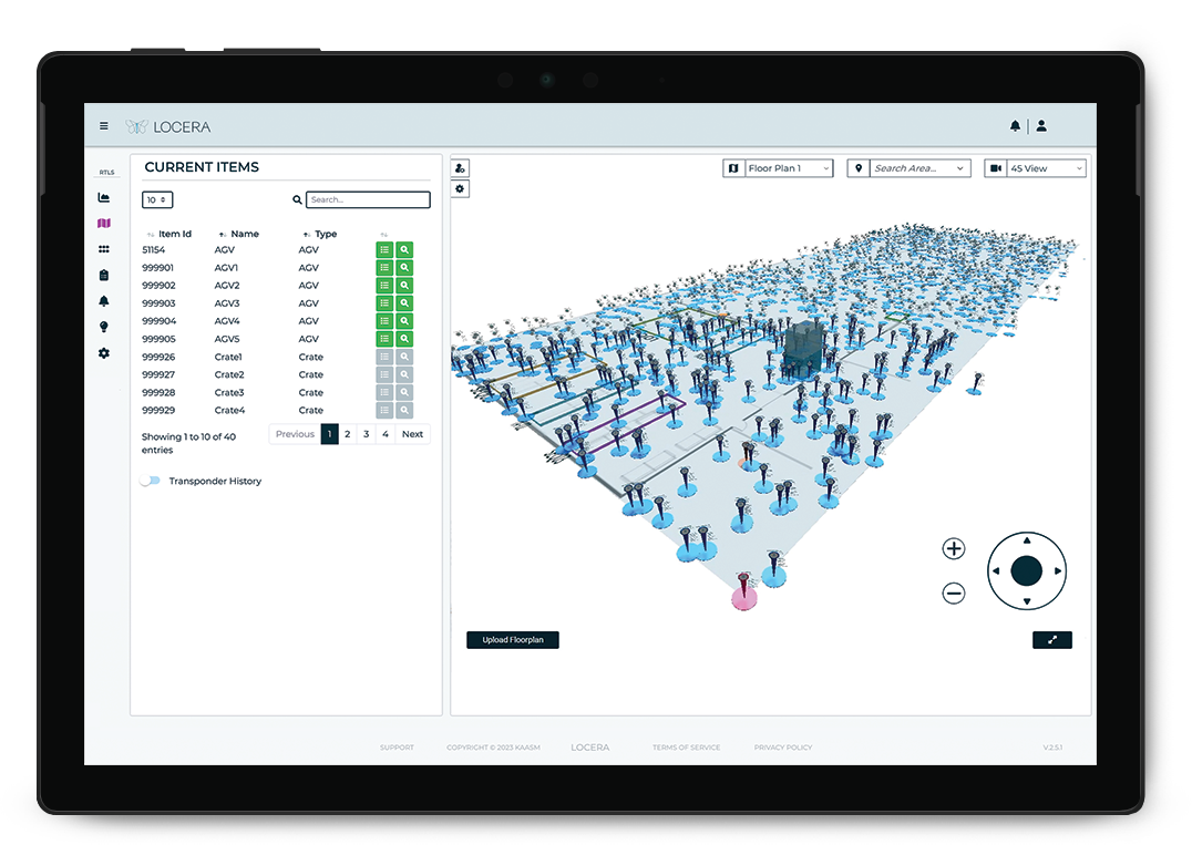 Mapping - Locera RTLS and RFID Tracking
